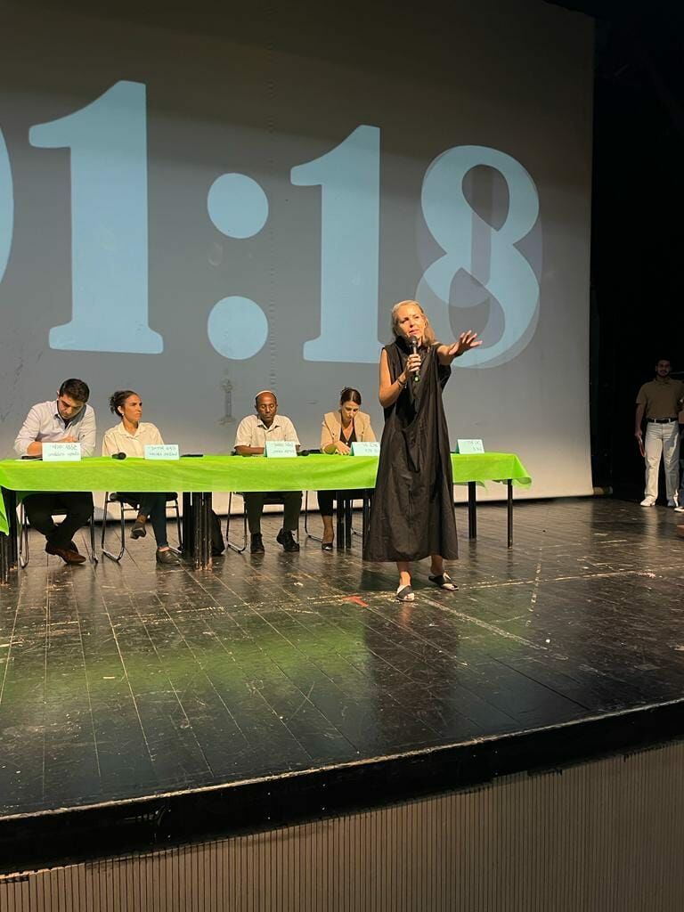 בחירות 2022 בפאנל הבחירות בתיכון רבין מזכרת בתיה זכתה מפלגת יש עתיד